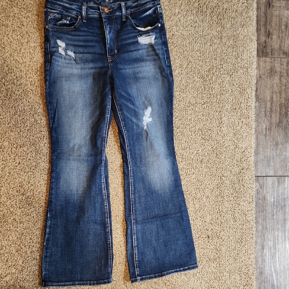 Edgely | Jeans | Edgely Blue Flare Wide Leg Jeans | Poshmark